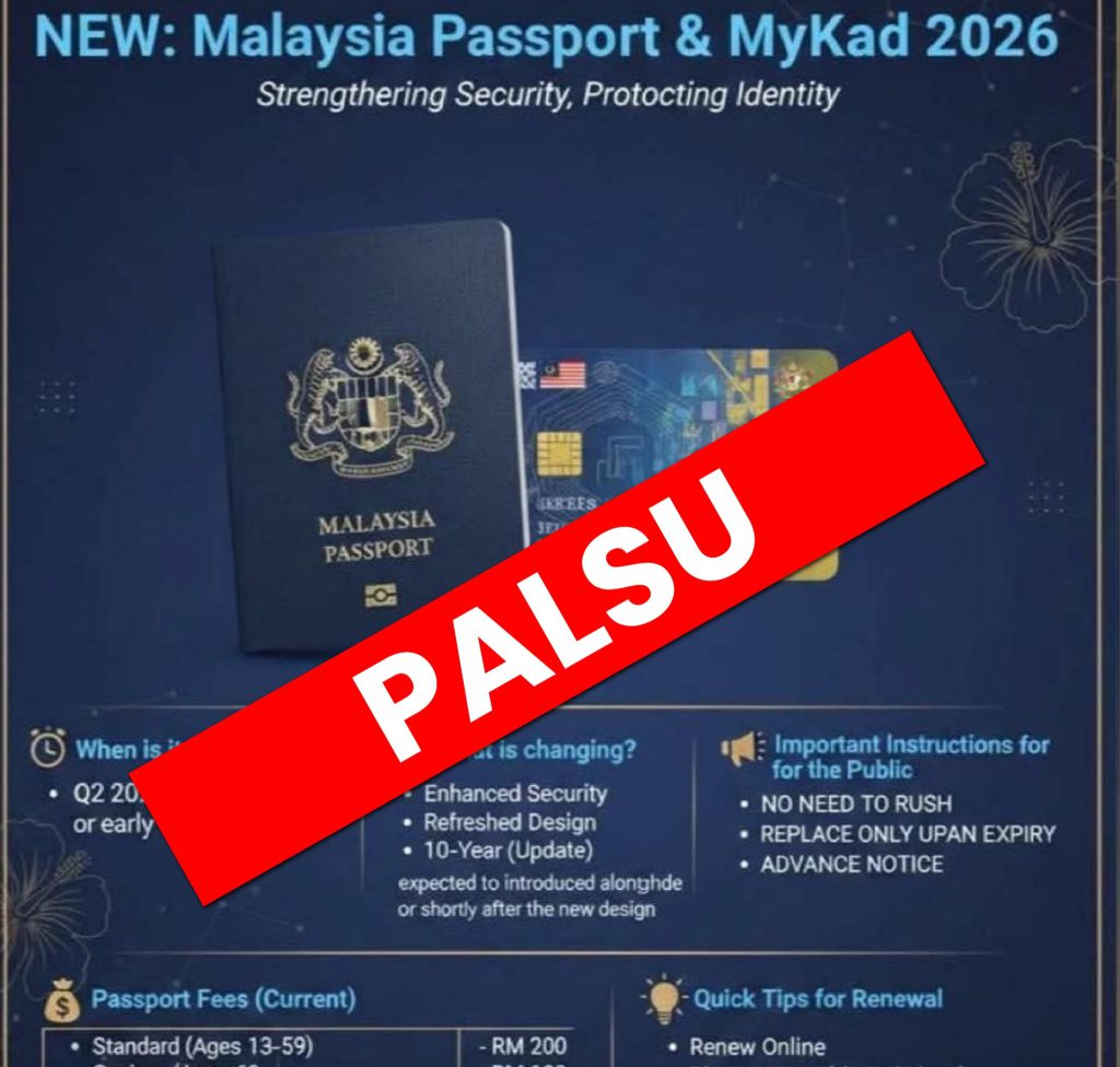 Tular imej pasport, MyKad baharu palsu : KDN – BBC PORTAL